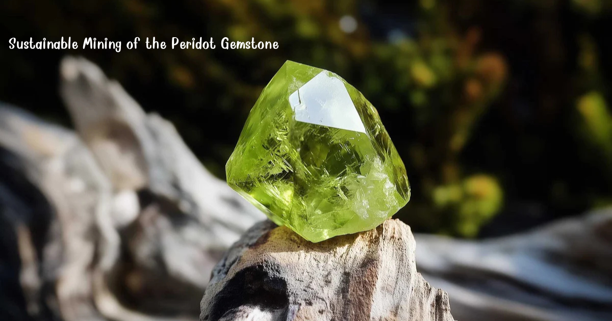 Sustainable Mining of the Peridot Gemstone